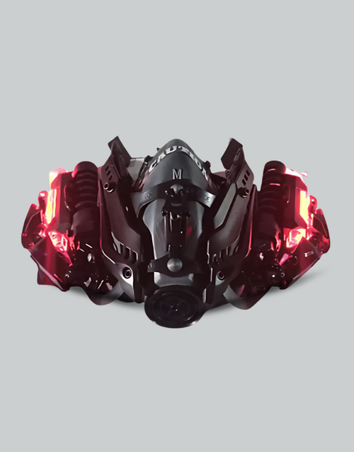 Cyberpunk Led Gas Mask | Techwear