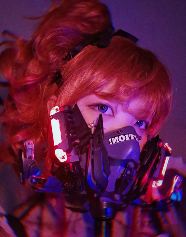 Cyberpunk Led Gas Mask | Techwear