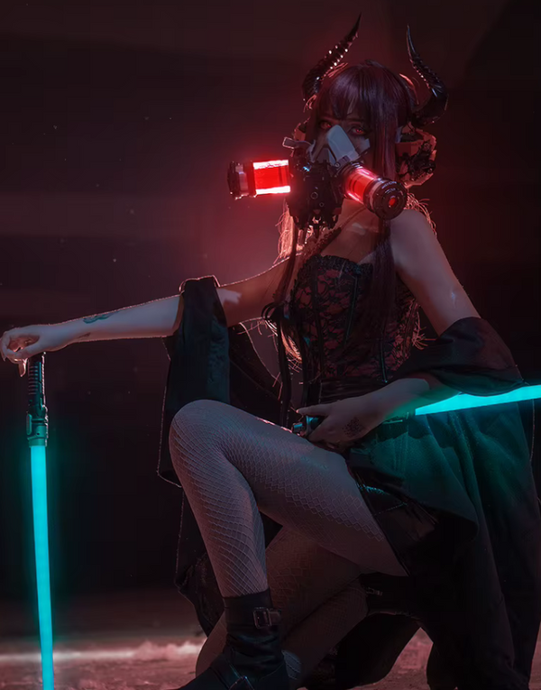 Cyberpunk Gas Mask Tubes | Techwear