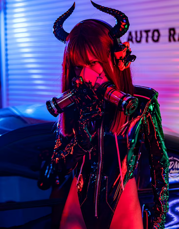 Cyberpunk Gas Mask Tubes | Techwear