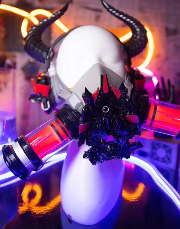 Cyberpunk Gas Mask Tubes | Techwear