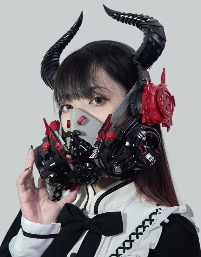 Cyberpunk Goth Mask | Techwear