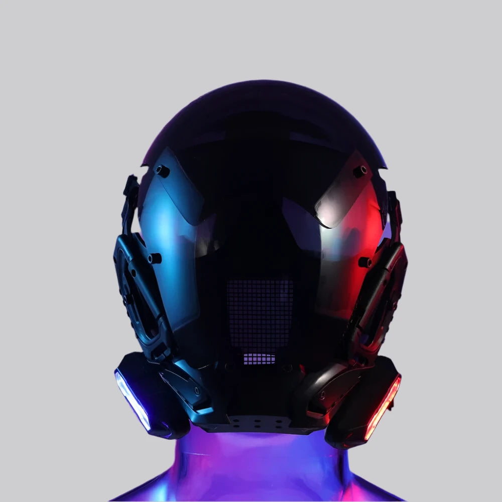 Cyberpunk Glass Helmet | Techwear