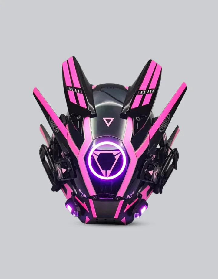 Pink Cyberpunk Mask | Techwear