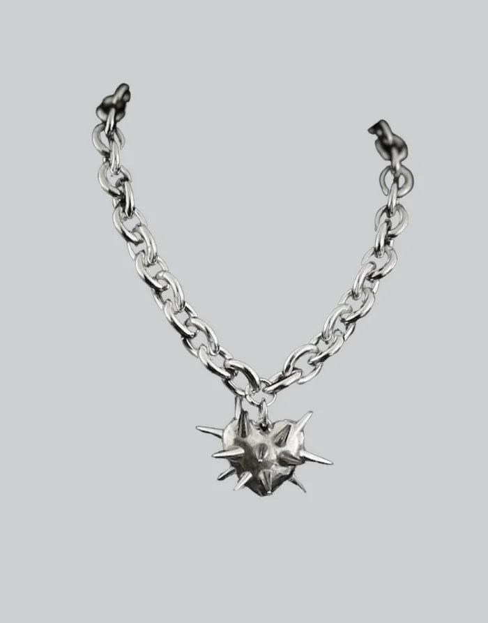 Spiked Heart Necklace | Techwear