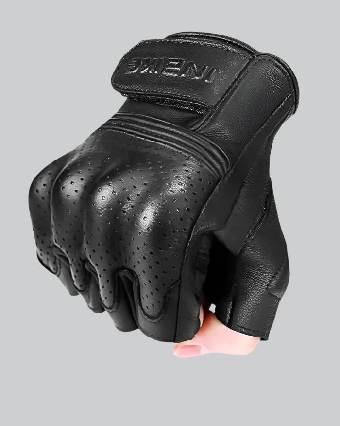 Tactical Leather Gloves | Techwear