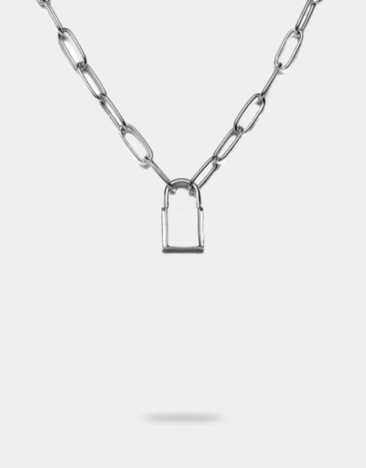 Lock Necklace Chain | Techwear